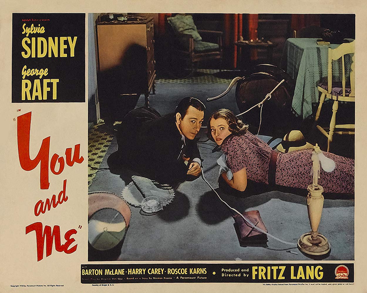 Once Upon a Time…Fritz Lang Made a Romantic Comedy (You and Me, 1938 ...